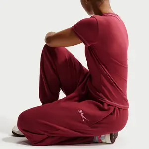 Nike Sportswear Club Fleece Mid-rise Oversized Sweatpants - Red