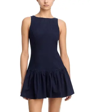 Dropped Waist Mini Dress
