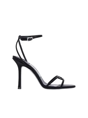JIMMY CHOO Leo 100 Sandals - Black