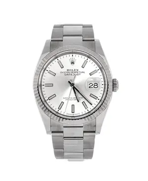 ROLEX Oyster Perpetual Datejust Automatic Watch 36mm - Dial Color: Silver