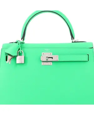 Hermès Kelly 28 Handbag - Vert Comics