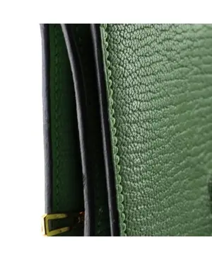 HERMES Compact Trifold Bearn Wallet Chevre Mysore