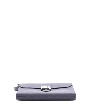 Hermès 24 Sac A Depeches Wristlet Pouch Epsom - Gray