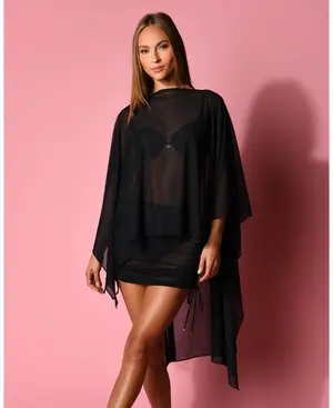 SUNSHINE 79 Mesh Tunic - Black