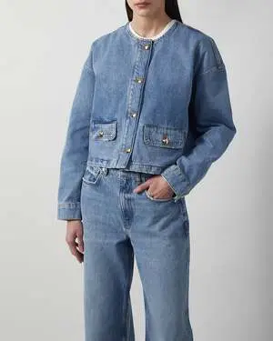 ANINE BING Jacket Blanche - Washed Blue