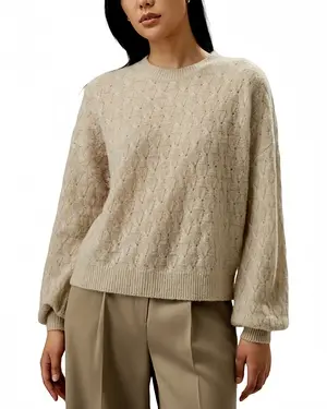 Lilysilk Silk-cashmere Blend Oversized Sweater