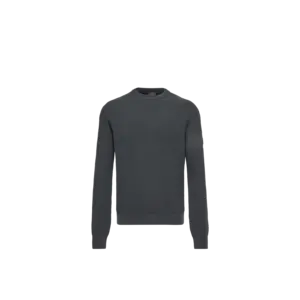 Moncler Moncler Collection Waffle Knit Crew Neck Jumper Gray