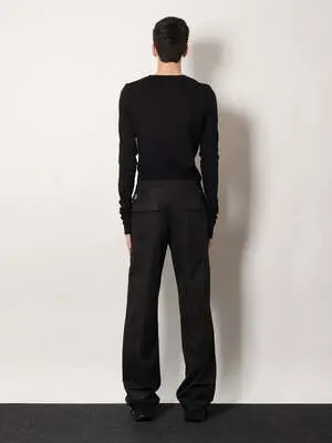 MONCLER + RICK OWENS Drawstring Wide Leg Pants