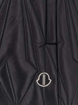 MONCLER + RICK OWENS Geocamo Flight Leather Vest