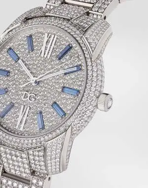 Dolce & Gabbana Dg7 18kt White Gold Diamond Bracelet Watch