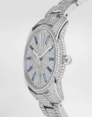 Dolce & Gabbana Dg7 18kt White Gold Diamond Bracelet Watch