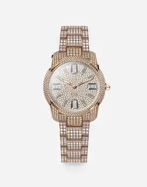 Dolce & Gabbana Dg7 Gems Bracelet Watch - Gold