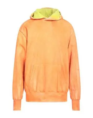 NOTSONORMAL Cotton Terry Sweatshirt Orange
