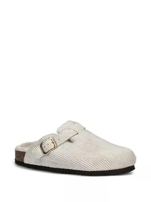 DR. SCHOLL'S SHOES Buckle Corduroy Mules