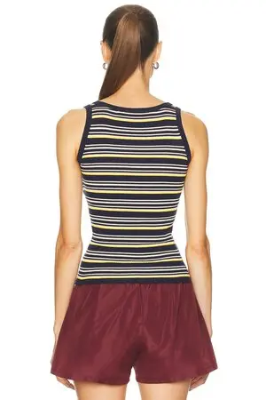 Miu Miu Striped Tank Top