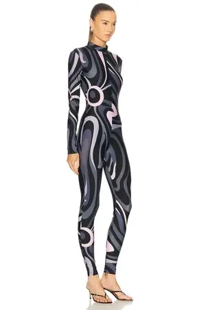 Emilio Pucci Long Sleeve Jumpsuit