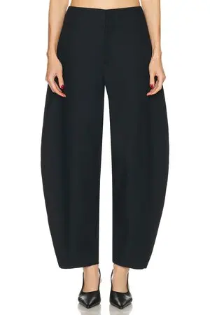EAVES Mai Sculptural Ankle Pant - Black