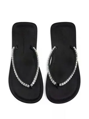 GIUSEPPE ZANOTTI Hatsumomo Rhinestone-embellished Sandals - Black