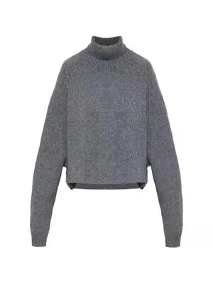LISA YANG Roll-neck Fine Knit Sweater
