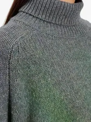 LISA YANG Roll-neck Fine Knit Sweater