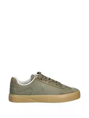TRUSSARDI Logo-detail Leather Sneakers