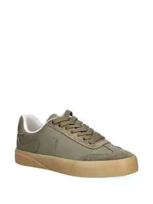 TRUSSARDI Logo-detail Leather Sneakers