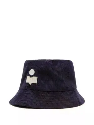 Isabel Marant Embroidered Logo Bucket Hat - Blue