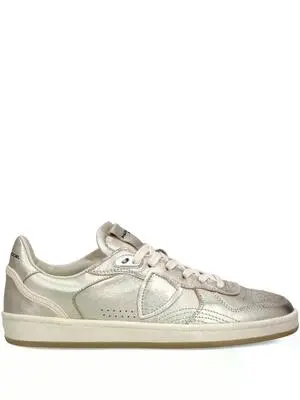 Philippe Model Gold Tone Sneakers For Women