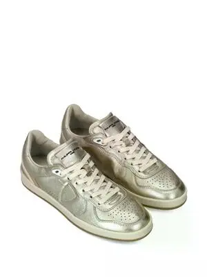 Philippe Model Lace-up Low Top Sneakers - Gold
