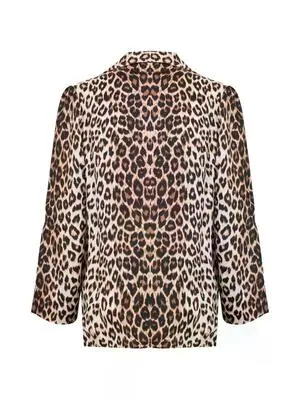 La Prestic Ouiston Panther-print Blazer