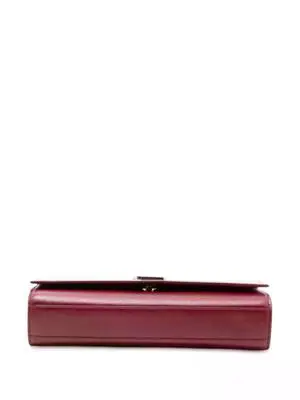 Saint Laurent 2018 Grain De Poudre Monogram Kate Crossbody Bag - Red