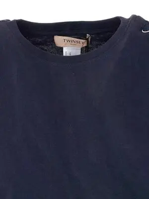 TWINSET Tie-detail Crew-neck T-shirt
