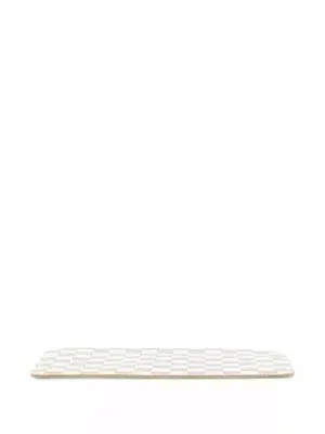 LOUIS VUITTON 2014 Damier Azur Neverfull Mm Pouch - White