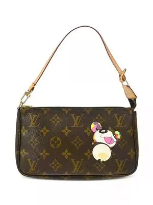 LOUIS VUITTON 2004 Panda Monogram Pochette Accessories