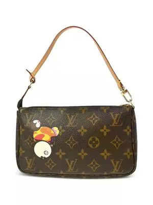 LOUIS VUITTON 2004 Panda Monogram Pochette Accessories