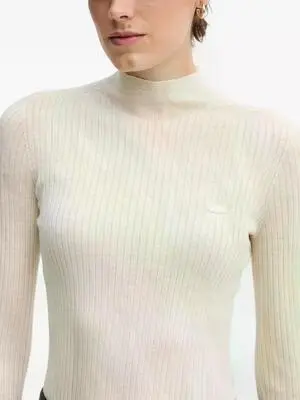 Lacoste Ribbed-knit Turtleneck Sweater