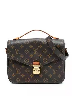 LOUIS VUITTON 2016 Monogram Pochette Metis Satchel