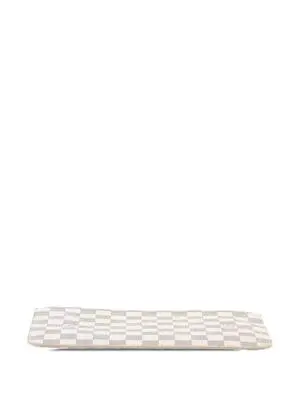 LOUIS VUITTON Damier Azur Neverfull Mm Pouch 2019 - White