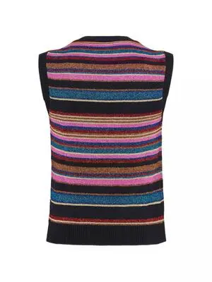 Dsquared2 Striped Sequinned Vest