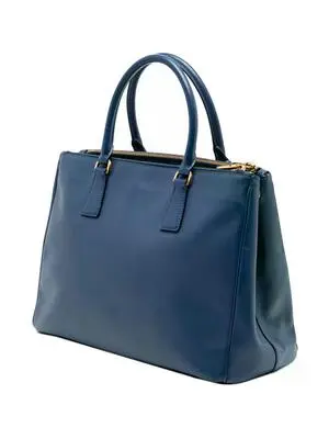 Prada Medium Saffiano Lux Galleria Double Zip Satchel