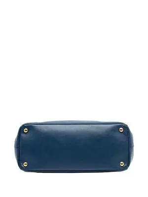 Prada Medium Saffiano Lux Galleria Double Zip Satchel