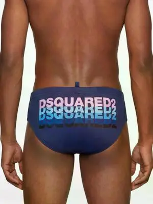 Dsquared2 Logo Swim Briefs - Blue