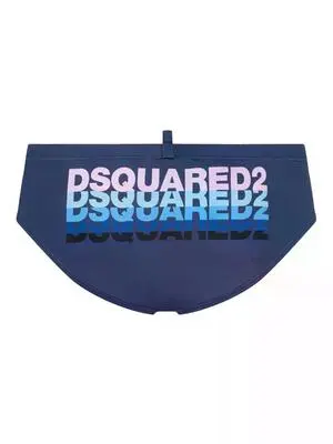 Dsquared2 Logo Swim Briefs - Blue