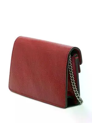 Gucci Dionysus Mini Leather Crossbody Bag - Red