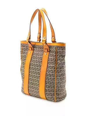 Fendi 2000-2010 Zucchino Canvas Tote Bag