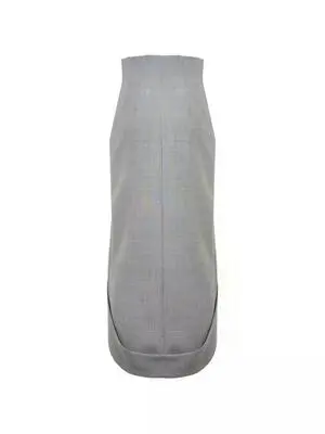 A.W.A.K.E. Mode Tailored Skirt With Button Detail