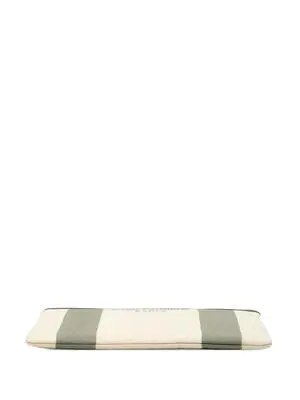 Saint Laurent 2015 Canvas Beach Zip Clutch