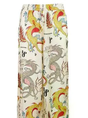 La Prestic Ouiston Giudecca Dragon-print Trousers