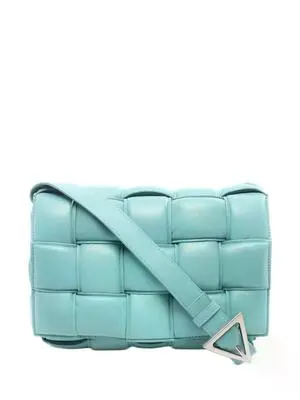 Bottega Veneta 2012-2026 Nappa Intrecciato Padded Cassette Crossbody Bag - Blue