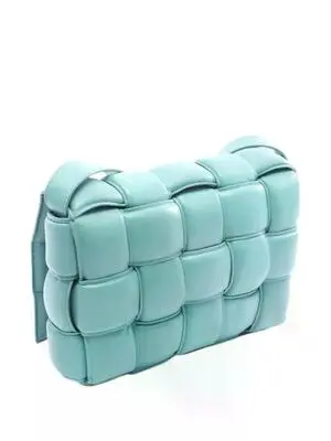 Bottega Veneta 2012-2026 Nappa Intrecciato Padded Cassette Crossbody Bag - Blue